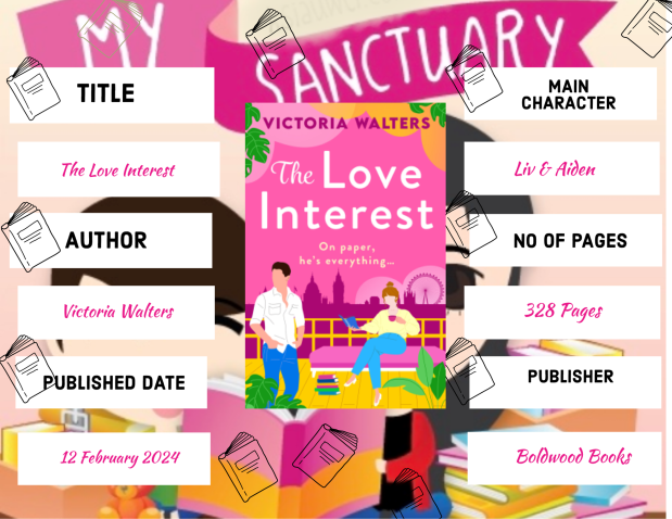 Review Card & Book Review – The Love Interest By Victoria Walters – My ...