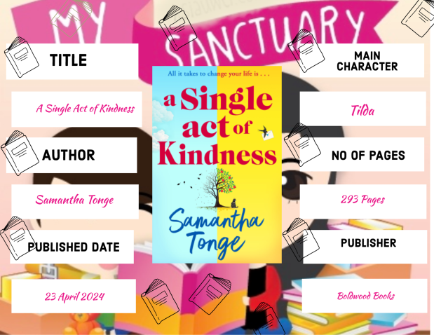 Review Card & Book Review – A Single Act Of Kindness By Samantha Tonge ...