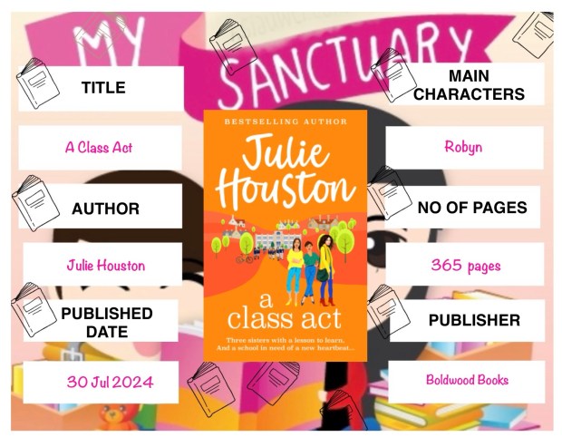 Review Card & Book Review – A Class Act By Julie Houston – My Sanctuary