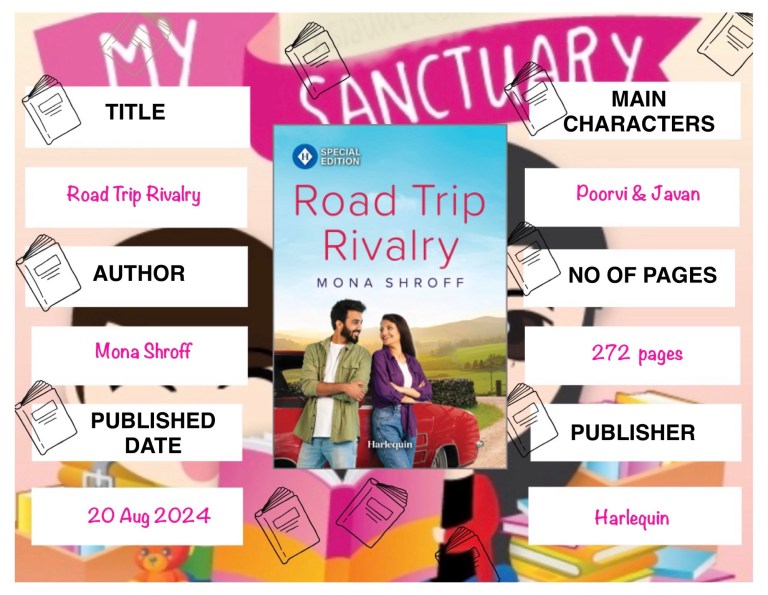 Review Card & Book Review- Road Trip Rivalry By Mona Shroff – My Sanctuary
