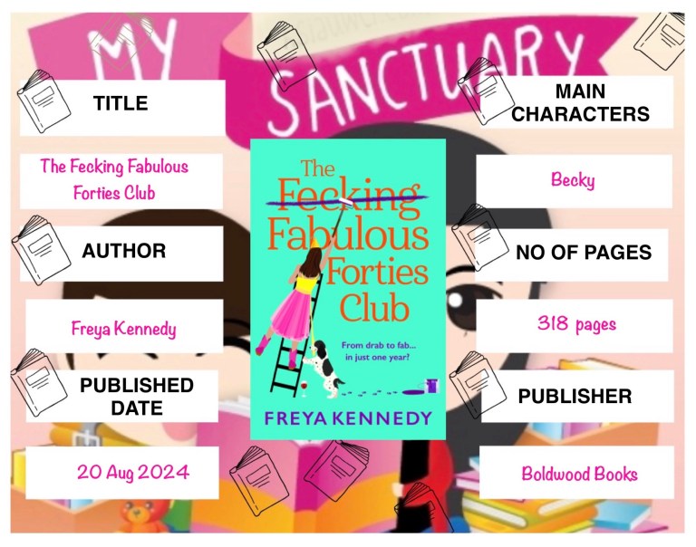 Review Card & Book Review -The Fecking Fabulous Forties Club By Freya ...