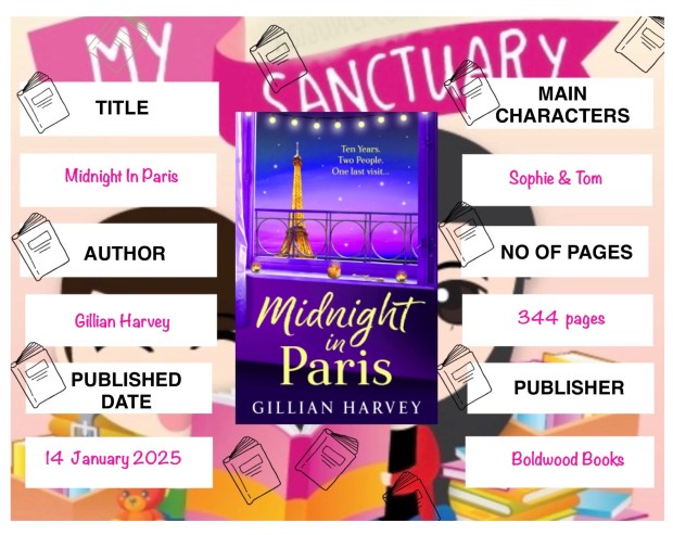 Review Card & Book Review – Midnight In Paris By Gillian Harvey – My ...