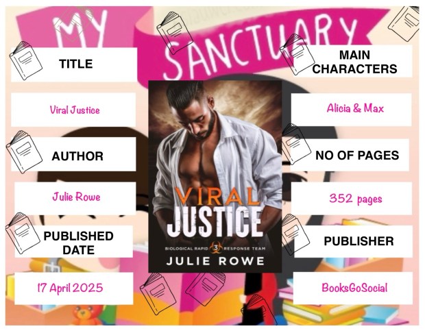 Review Card & Book Review – Viral Justice By Julie Rowe – My Sanctuary