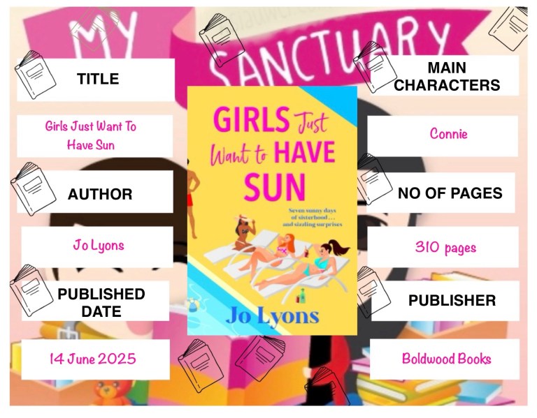 Review Card & Book Review- Girls Just Want To Have Sun By Jo Lyons – My ...