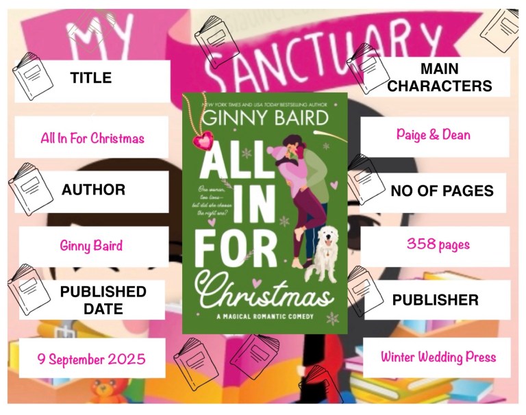 Review Card & Book Review – All In For Christmas By Ginny Baird – My Sanctuary