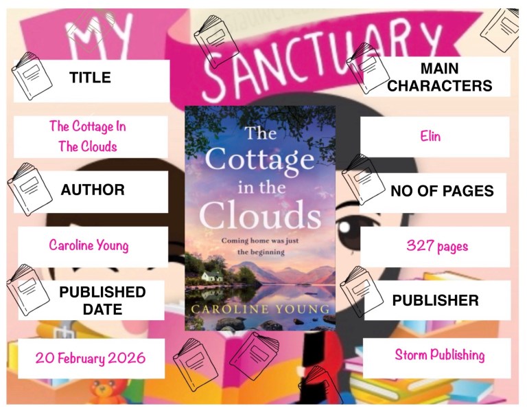 Review Card & Book Review – The Cottage In The Clouds By Caroline Young ...